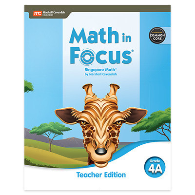 Math in Focus CCSS Teacher Edition Volume A Grade 4 2020