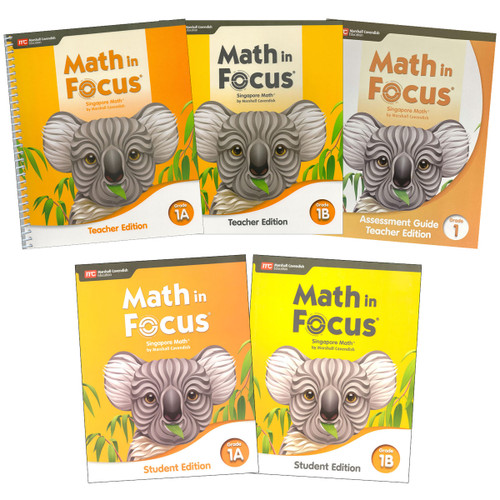 Math in Focus Grade 1 Homeschool Kit 2020