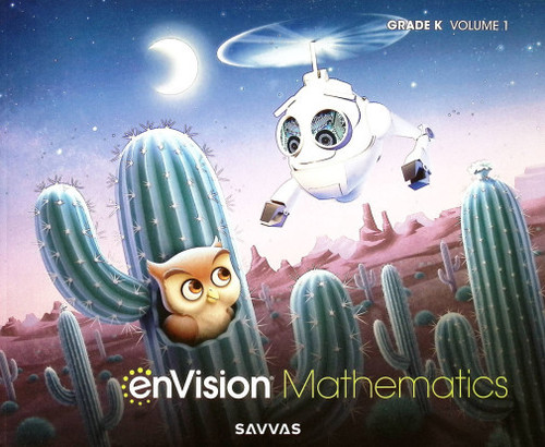 Kindergarten Envision Math Student Edition Volume 1 2020