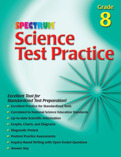Grade 8 Spectrum Science Test Practice Ebook