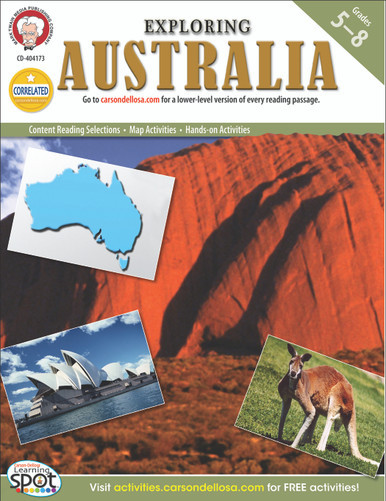 Exploring Australia Resource Book Grade 5-8 eBook