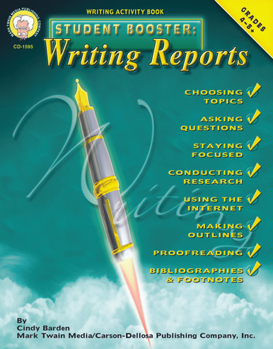 Student Booster Writing Reports Resource Book Grade 4-8 eBook
