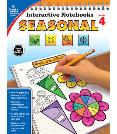 Grade 4 Interactive Notebooks Seasonal Ebook