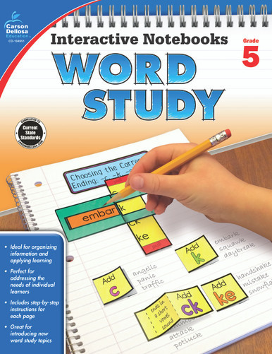 Grade 5 Interactive Notebooks Word Study Ebook