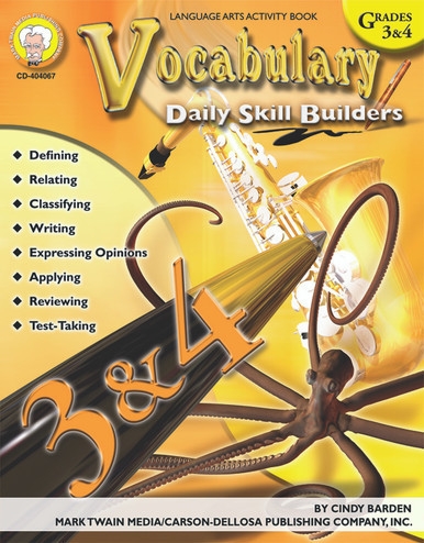 Vocabulary Daily Skill Builders Grade 3-4 Ebook