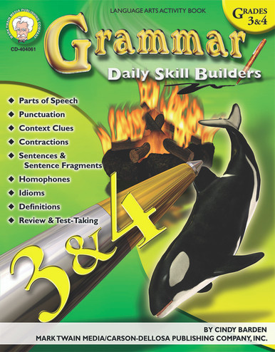 Grammar Daily Skill Builders Grade 3-4 Ebook