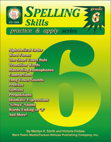 Spelling Skills Resource Book Grade 6 eBook