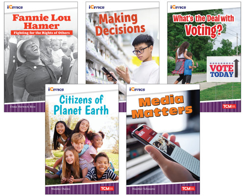 iCivics Grade 4 Community & Social Awareness 5-Book Set