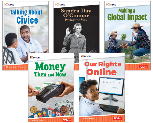 iCivics Grade 5 Community & Social Awareness 5-Book Set