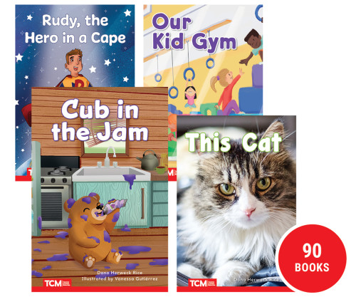 Decodable Books Grades PK-K Through Grade 2 Complete 90-Book Set