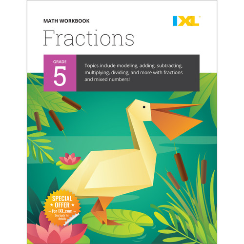 IXL Fractions Workbook Grade 5
