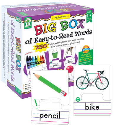 Big Box of Easy-to-Read Words Puzzle Grade K-2