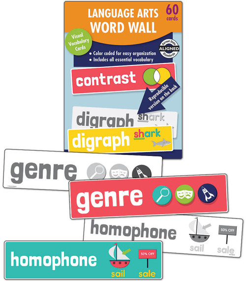 Language Arts Word Wall Bulletin Board Set Grade 2