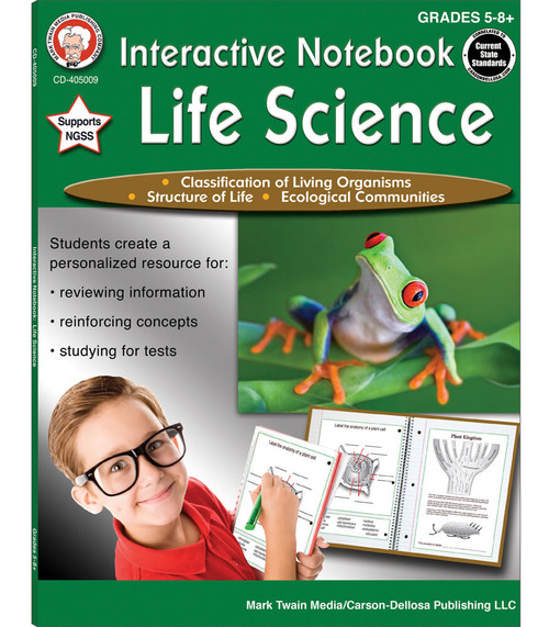 Interactive Notebook Life Science Resource Book Grade 5-8 eBook