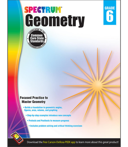 Spectrum Geometry Workbook Grade 6 eBook
