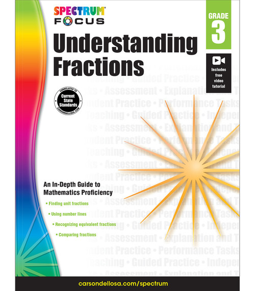 Spectrum Focus: Understanding Fractions Workbook Grade 3 eBook