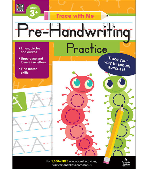 Trace with Me: Pre-Handwriting Practice Activity Book