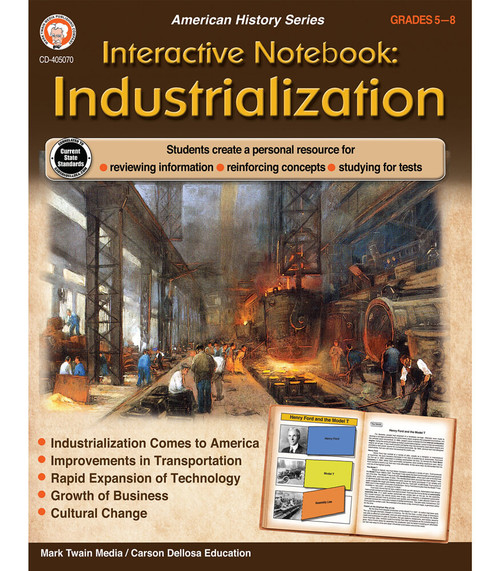 Interactive Notebook: Industrialization Resource Book Grade 5-8