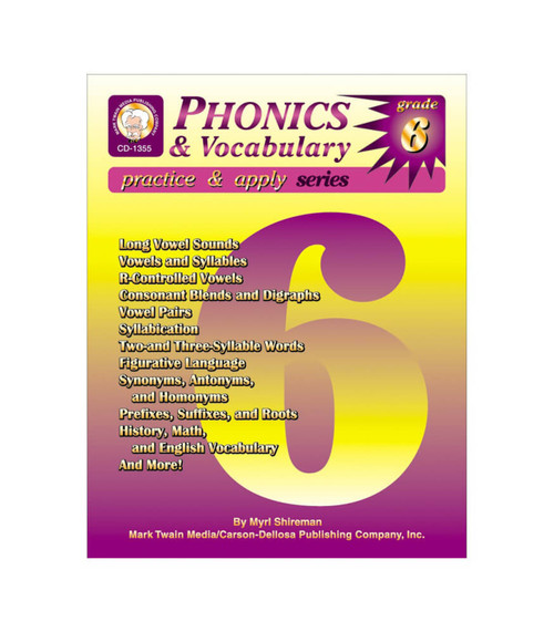 Phonics & Vocabulary Skills Resource Book Grade 6