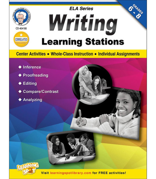 Writing Learning Stations Resource Book Grade 6-8