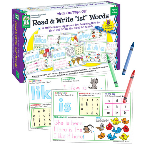 Read & Write First Words Early Learning Manipulative Grade PK-1