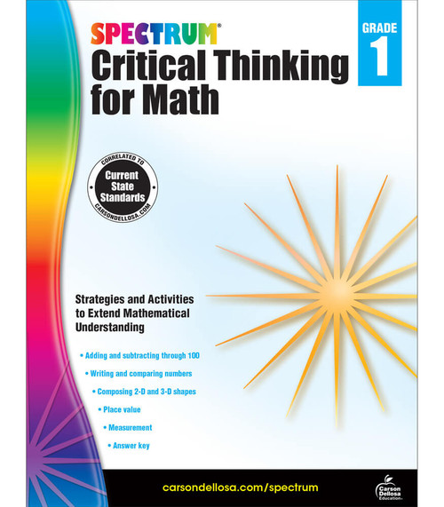Spectrum Critical Thinking for Math Workbook Grade 1