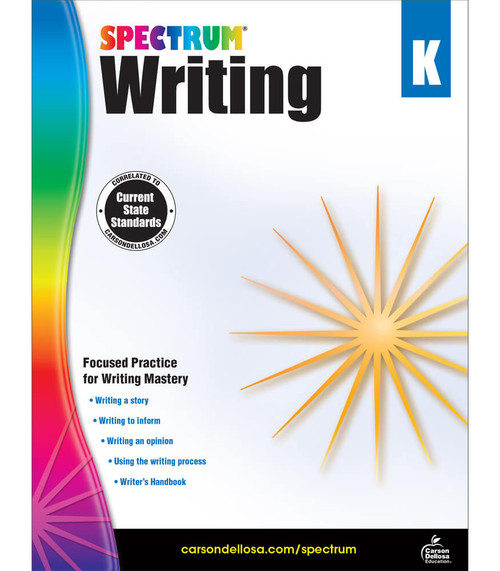 Spectrum Writing Workbook Grade K