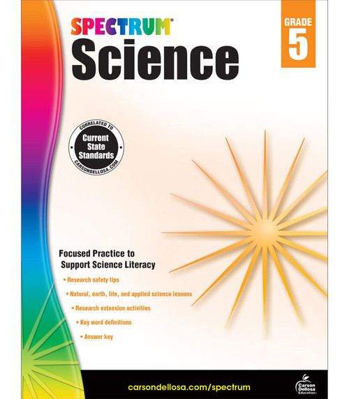 Spectrum Science Workbook Grade 5