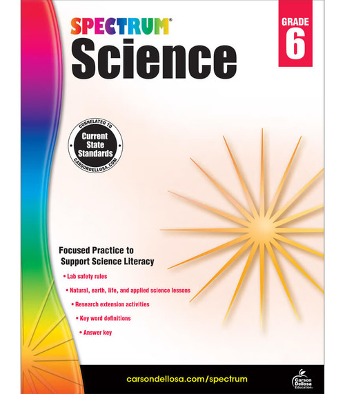 Spectrum Science Workbook Grade 6