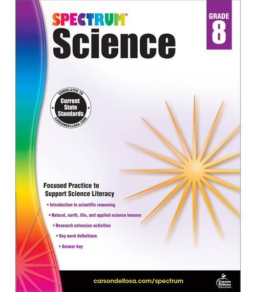 Spectrum Science Workbook Grade 8