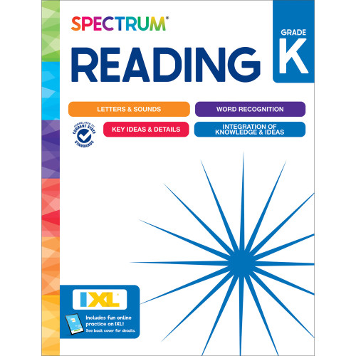 Spectrum Reading Workbook Grade K