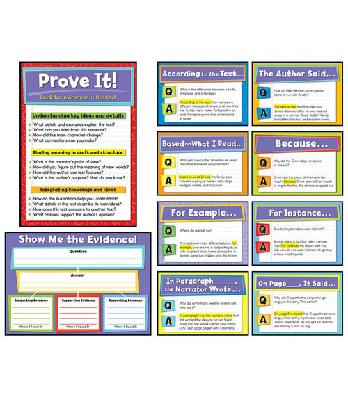 Evidence-Based Reading and Writing Bulletin Board Set