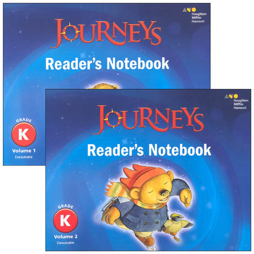 Journeys Reader's Notebook Consumable Collection Grade K 2017