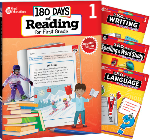 180 Days of Practice 4-Subject for Grade 1