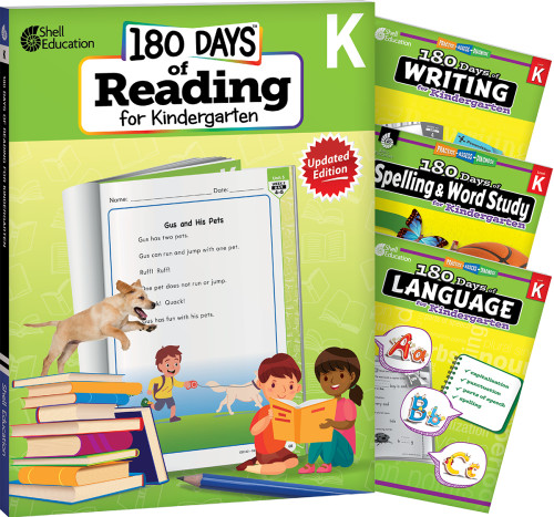 180 Days of Practice 4-Subject for Kindergarten