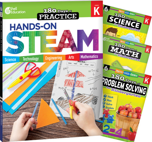 180 Days of Practice Homeschool Bundle Grade K