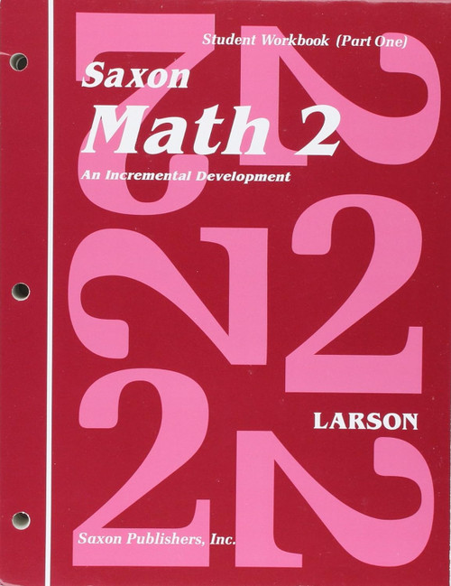 saxon math 2 student workbooks part 1 1997