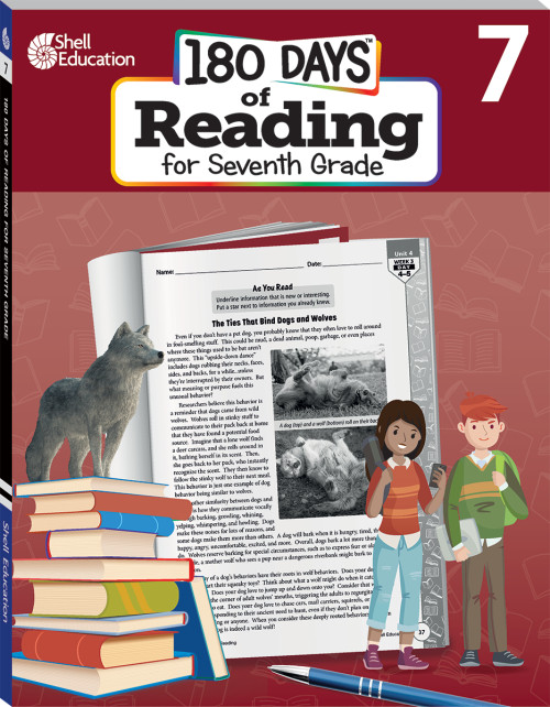 180 Days Reading for Seventh Grade