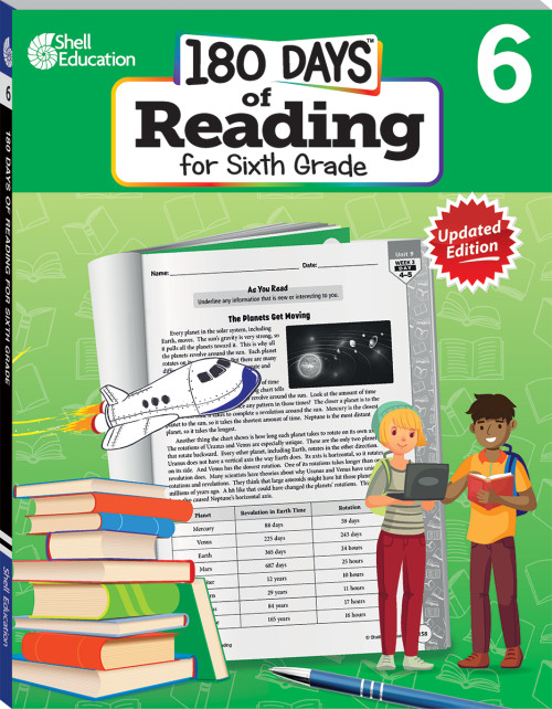 180 Days Reading for Sixth Grade