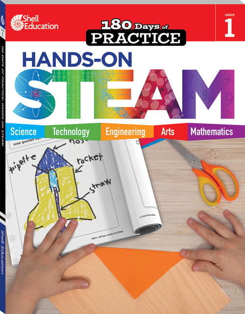 180 Days of Practice Hands-On STEAM for Grade 1