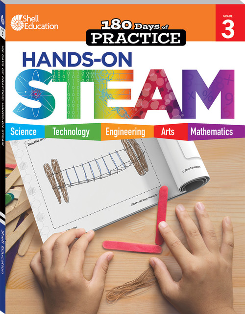 180 Days of Practice Hands-On STEAM for Grade 3