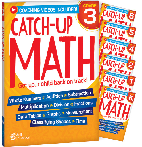 Catch-Up Math Grade K-6 Complete 7-Book Set