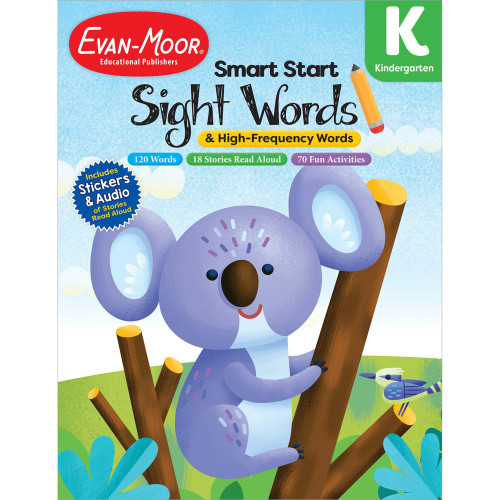 Kindergarten Smart Start Sight Words Activity Book