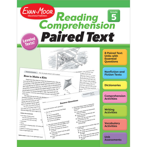 Evan Moor Reading Comprehension Paired Text Grade 5