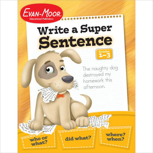 Evan Moor Write a Super Sentence Ebook
