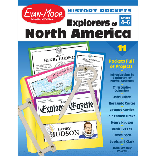 Evan Moor History Pockets Explorers of North America