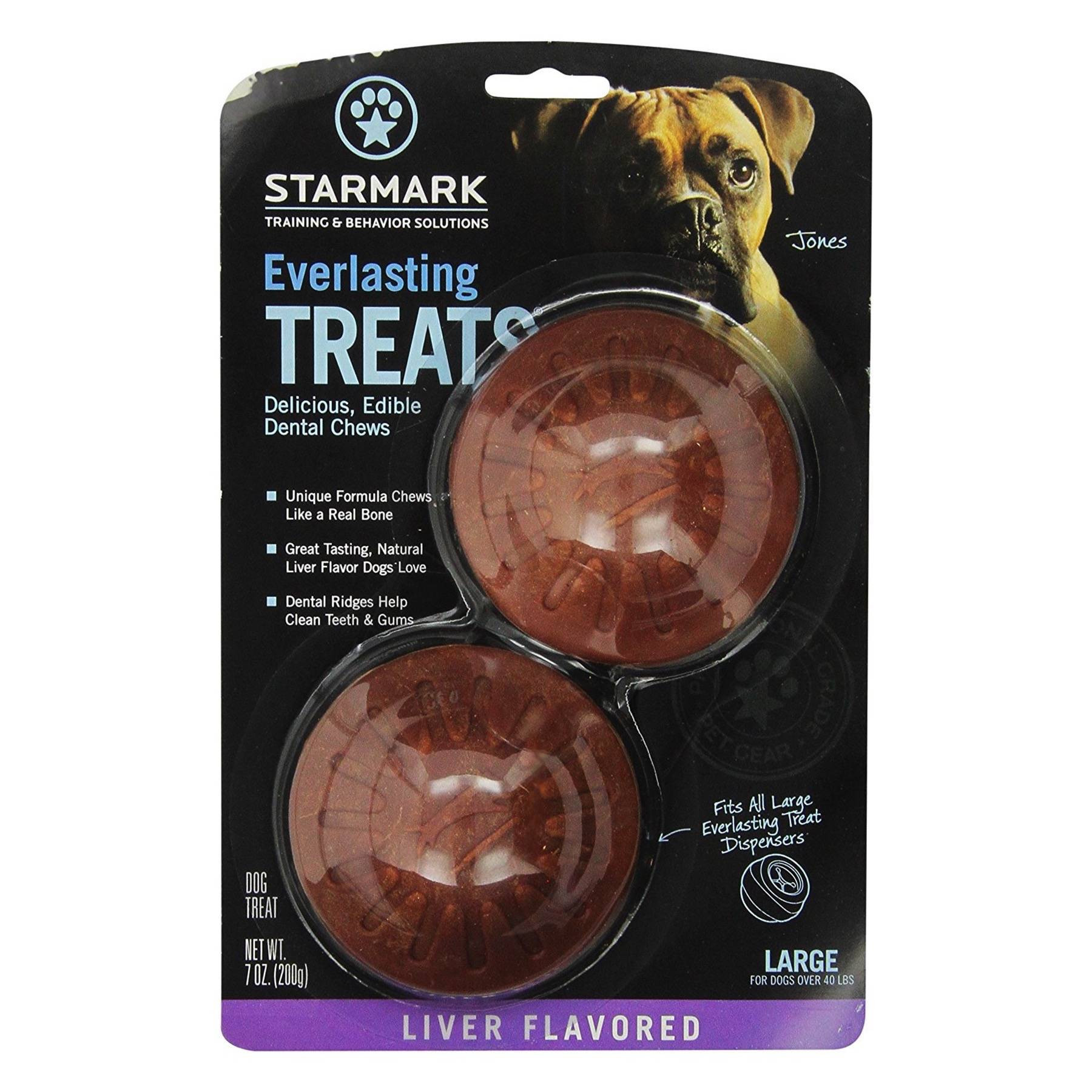 StarMark EVERLASTING DOG TREAT Hard Chew LIVER LARGE