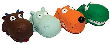 Multipet Mini Latex Animals 3.5" Dog Toy - Assorted Colors and Animals ...