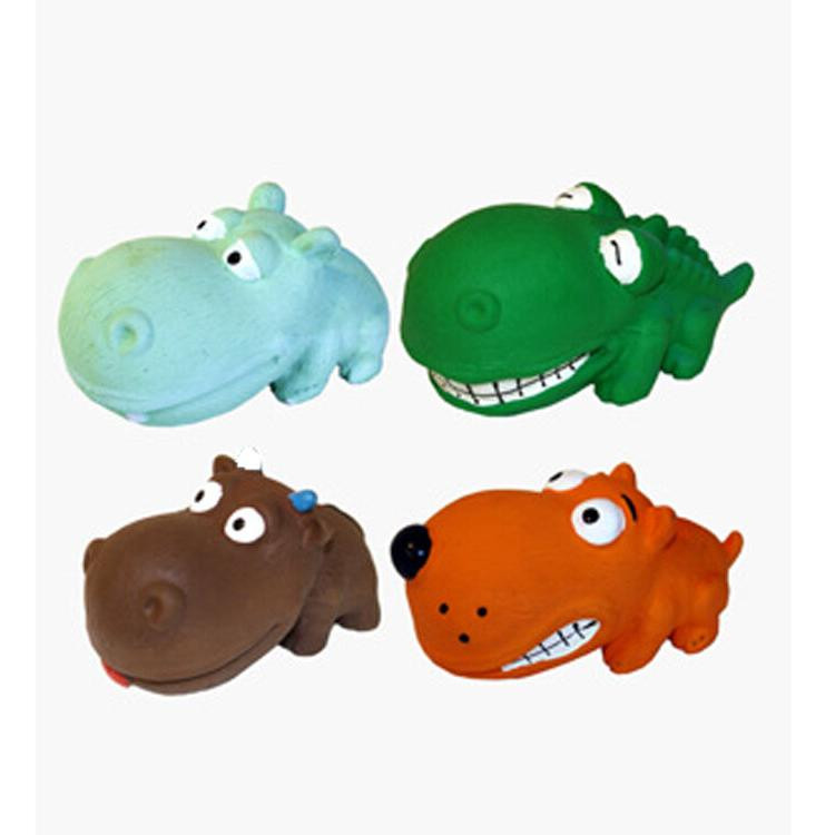Multipet Mini Latex Animals 3.5" Dog Toy - Assorted Colors and Animals