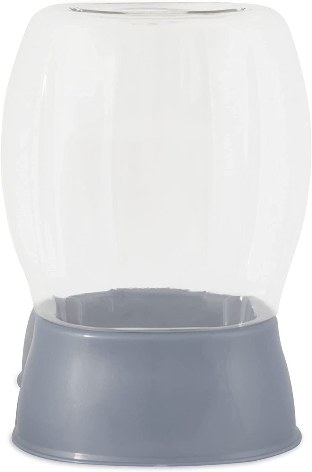 Petmate Pet Café Gray Gravity Waterer .75 Gallons For Cats Dogs Easy To ...